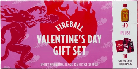 Fireball Valentine's Card Cinnamon Whiskey - BuyMyLiquor