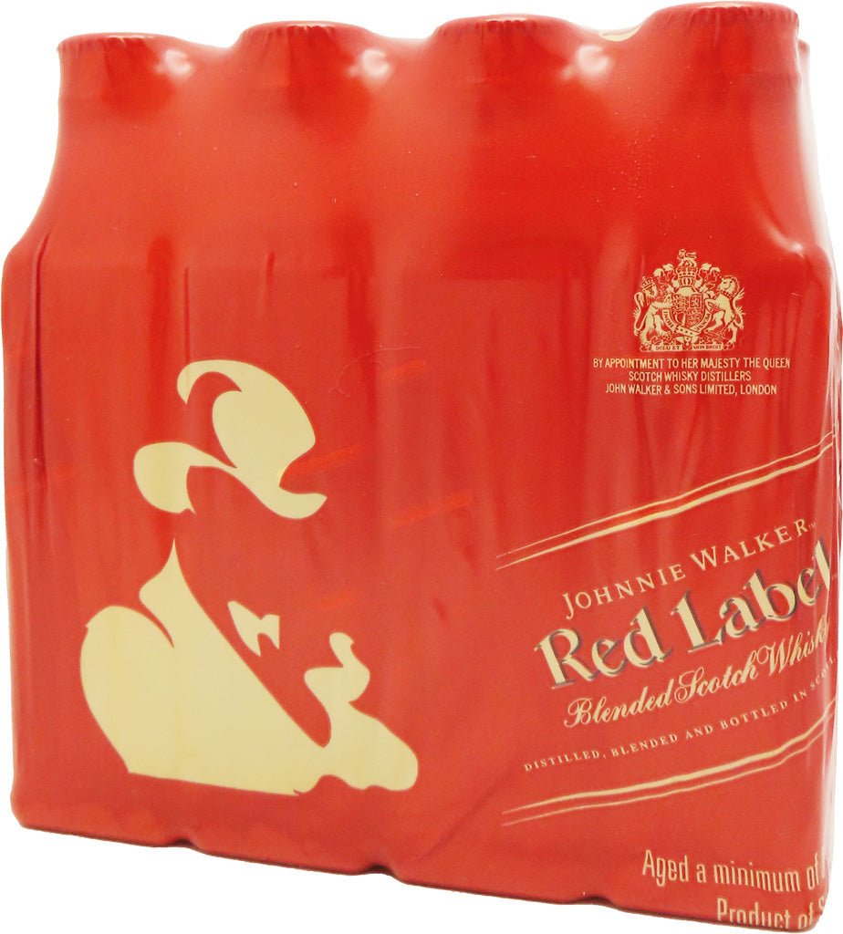 12 Pack of Mini Johnnie Walker Red Label Whisky - Perfect for Sampling