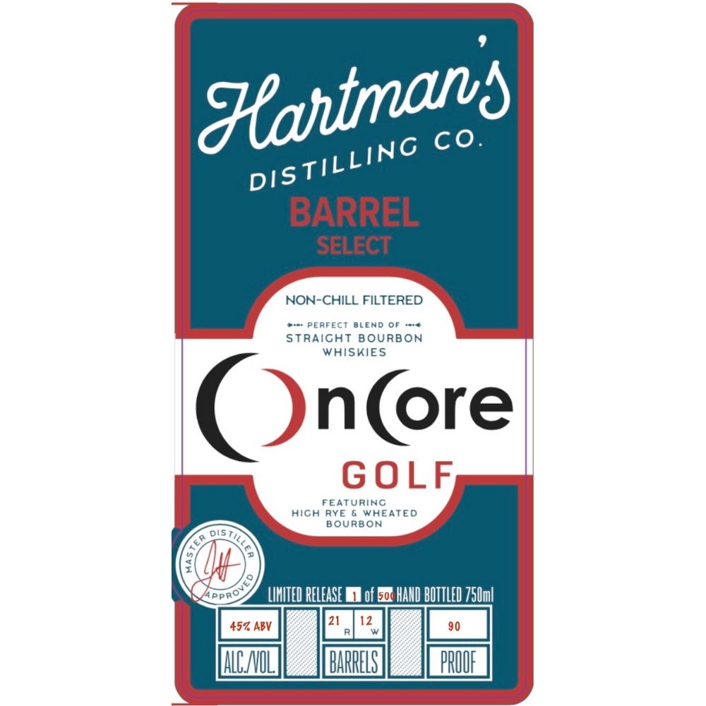 "Discover the Perfect Fusion: OnCore Golf Barrel Select Bourbon"