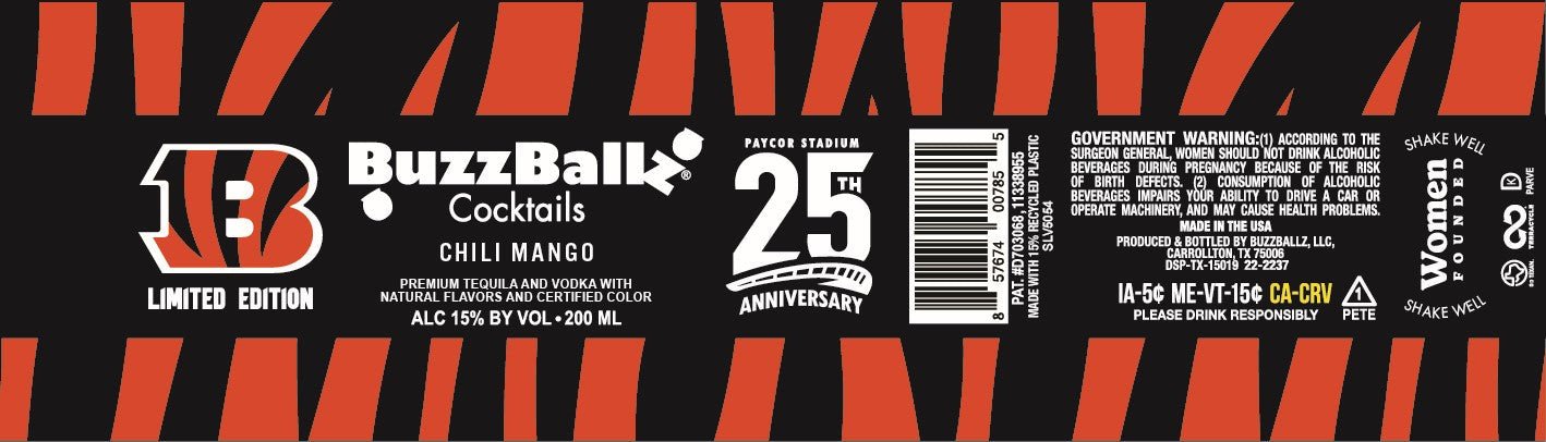 "Spice up Your Game Day with BuzzBallz Chili Mango Limited Edition 3 P