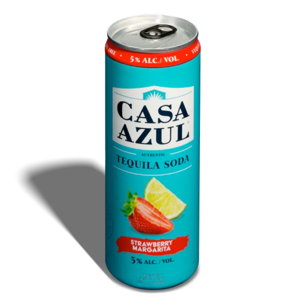 Casa Azul Strawberry Margarita Tequila Soda 4pk - BuyMyLiquor