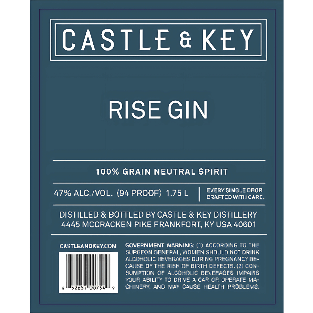 Castle & Key Rise Gin 1.75L - BuyMyLiquor