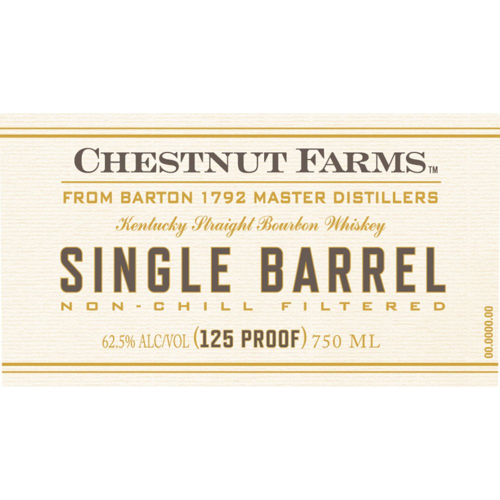 Chestnut Farms Single Barrel Kentucky Straight Bourbon - BuyMyLiquor