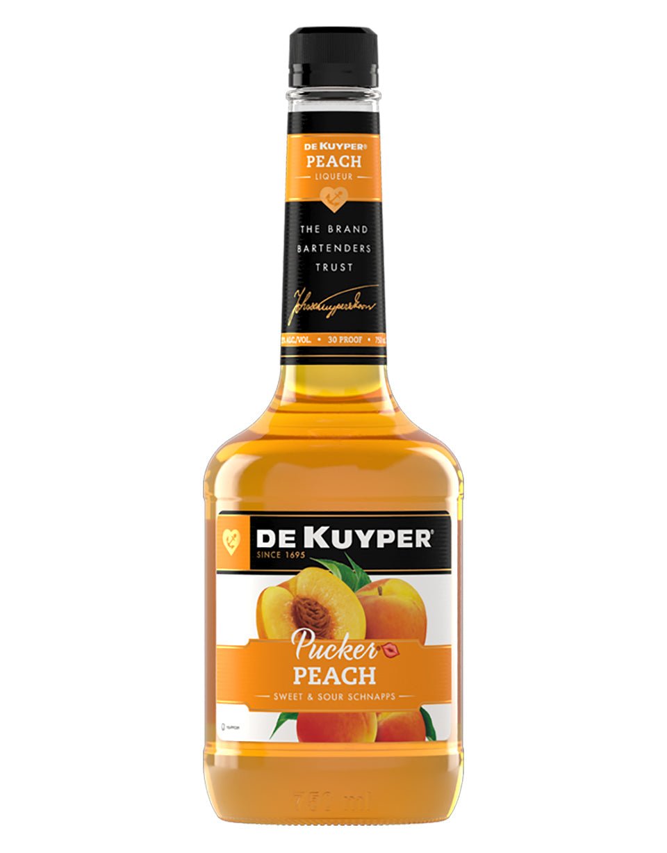 DeKuyper Pucker Peach Schnapps Liqueur - BuyMyLiquor