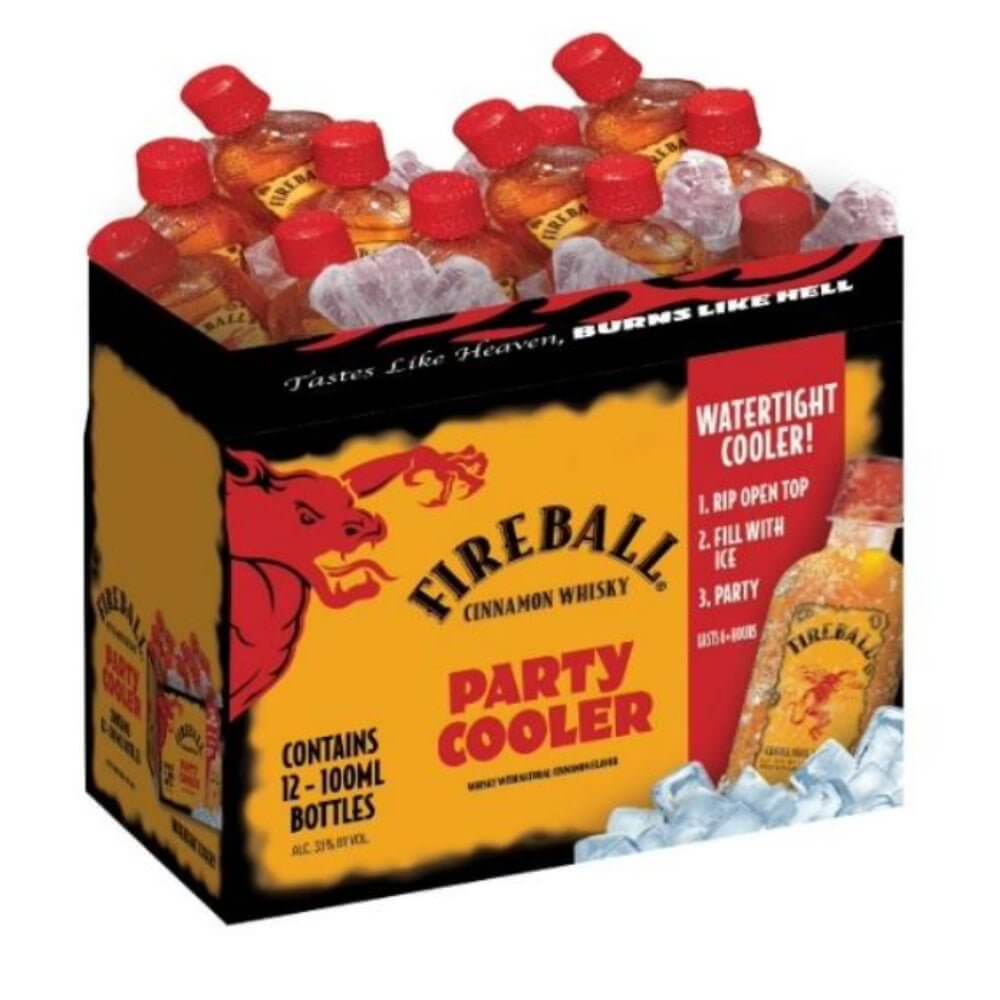 Fireball Party Cooler 12pk 100mL - BuyMyLiquor