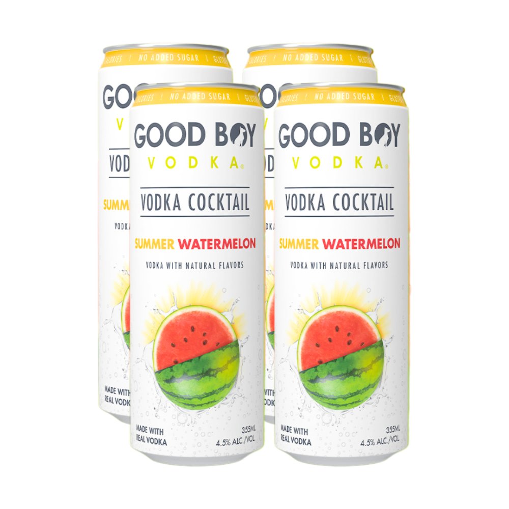 Good Boy Seltzer - Summer Watermelon 4pk - BuyMyLiquor