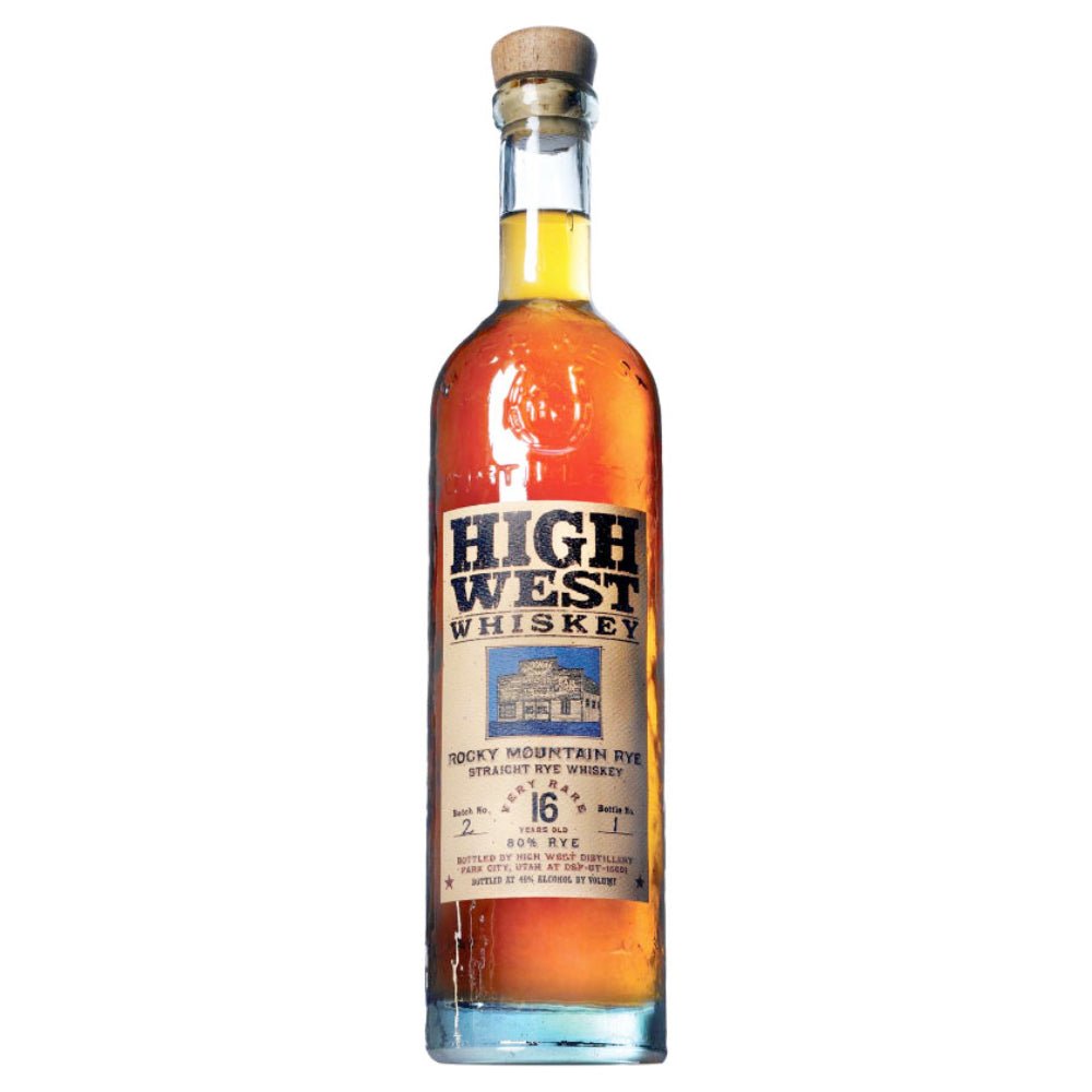 High West 16 Year Old Rocky Mountain Rye Whiskey - BuyMyLiquor