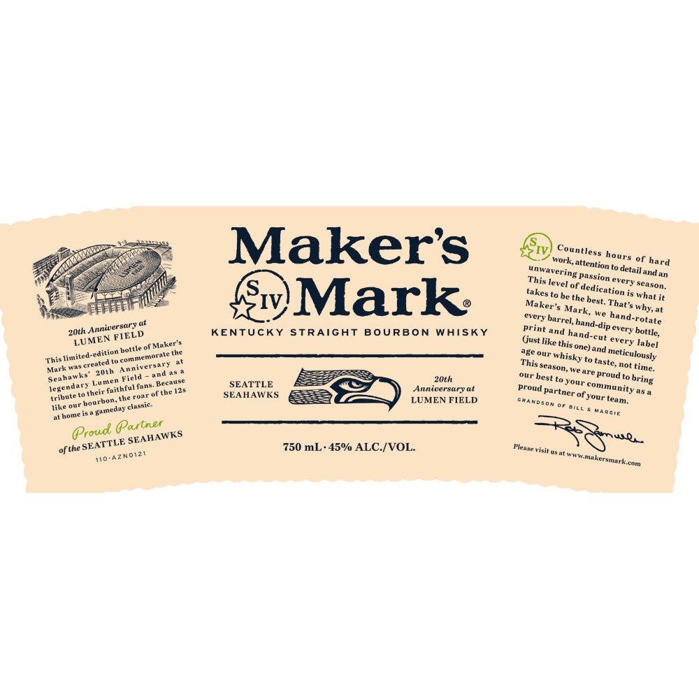 Maker’s Mark Seattle Seahawks 20th Anniversary at Lumen Field - BuyMyLiquor