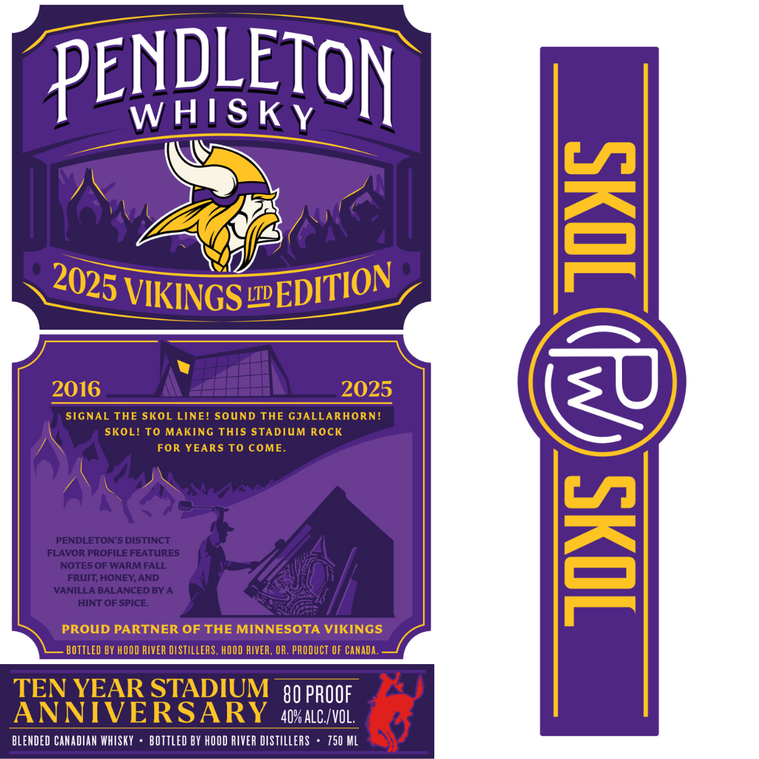 Pendleton Whisky 2025 Minnesota Vikings Limited Edition | Ten-Year ...