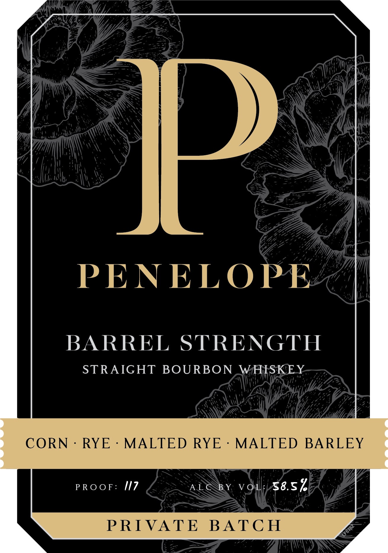 Penelope Bourbon Barrel Strength Private Batch 5 Year Straight Bourbon ...