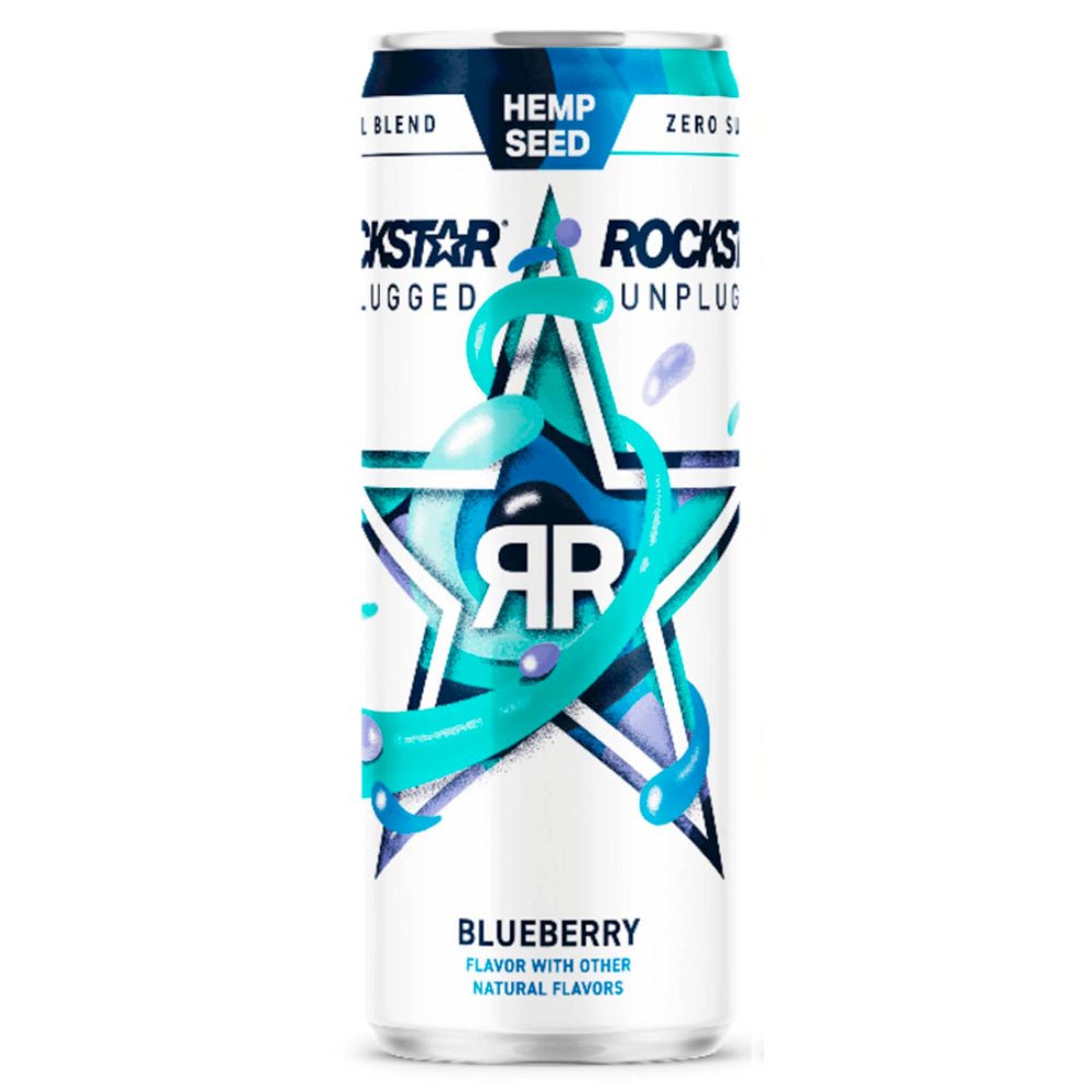 Rockstar Unplugged Blueberry Energy Drink - BuyMyLiquor