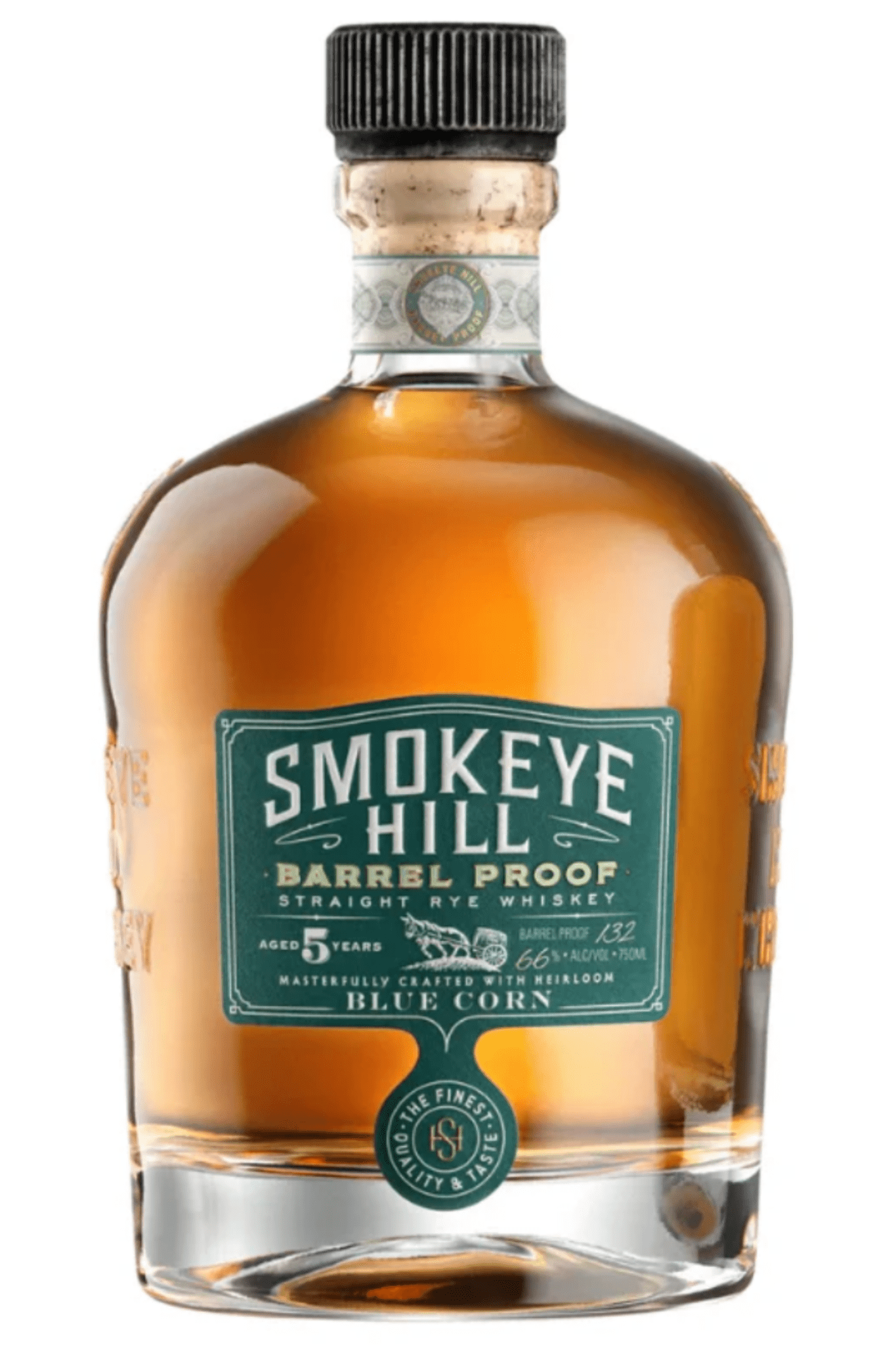 Smokeye Hill Barrel Proof Straight Rye Whiskey 5 Year Heirloom Blue Co