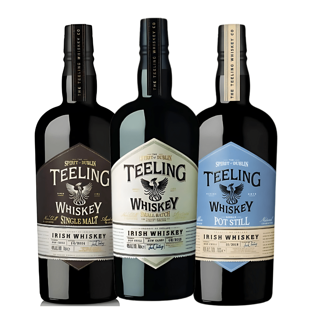 Teeling Trio Bundle: Single Malt, Single Pot Still & Small Batch ...