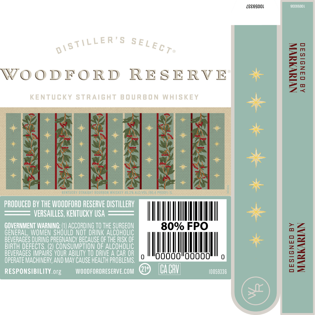 Woodford Reserve Holiday Edition Bourbon 2025 Release “Designed by ...